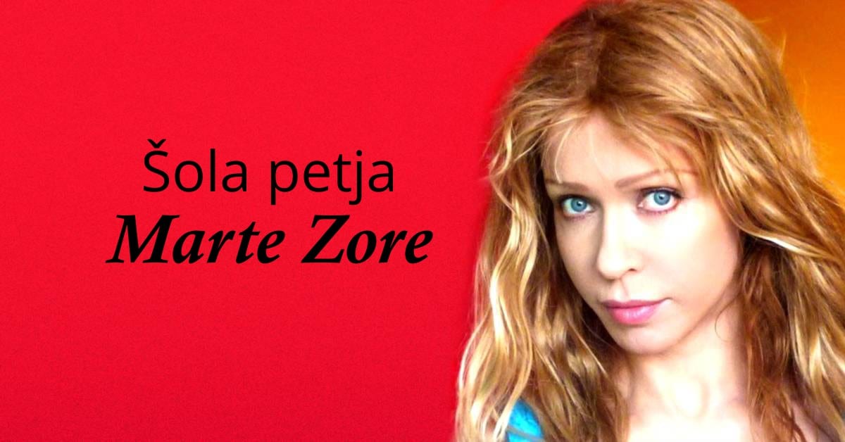 Avdicija za pevce z Marto Zore